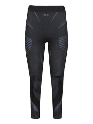 Off-White Racing Leggings - Black