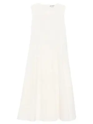 JW Anderson Seersucker Day Dress - White