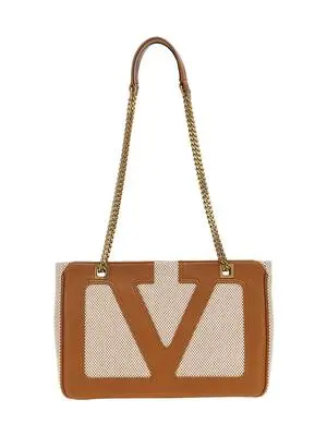 Valentino Garavani VALENTINO Viva Superstar Shopping Bag Cream