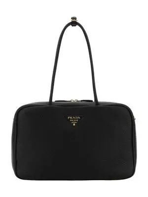 Prada Leather Shoulder Bag - Black