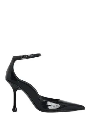 JIMMY CHOO JIMMY CHOO Quinci 95 Leather Pumps Black