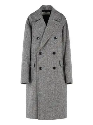 Dries Van Noten Rascott Wool Coat - Gray
