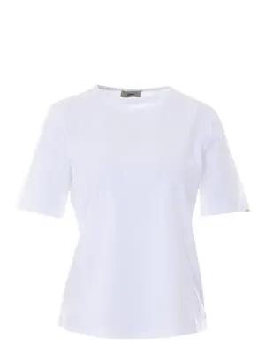 Herno T-shirt With Splits - White