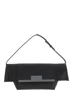 Max Mara Leather Shoulder Bag - Black