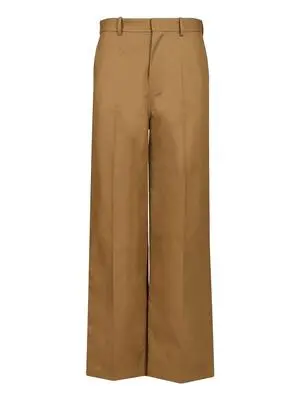Balenciaga Wide Chino Trousers - Cream