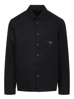 Prada Re-nylon Shirt - Black