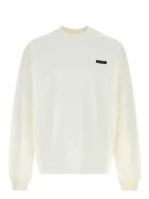 Prada Prada Men White Cotton Sweatshirt White