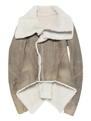 Rick Owens Rick Owens Grey Jackets - Faux Fur & Shearling Jackets Women Gray