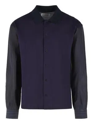 MAISON MARGIELA Maison Margiela Purple Cotton Shirt Men Purple