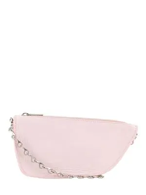 Burberry BURBERRY Leather Micro Shield Shoulder Bag Pink