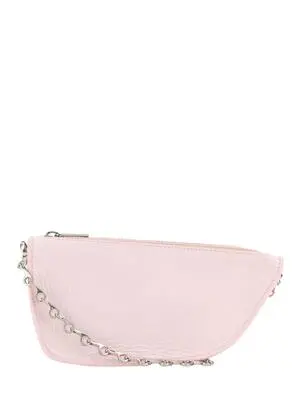 Burberry Leather Micro Shield Shoulder Bag - Pink