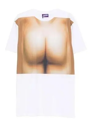 JEAN PAUL GAULTIER Trompe L'oeil Print T-shirt - White