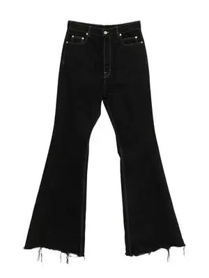 Rick Owens Denim Bootcut Jeans - Black