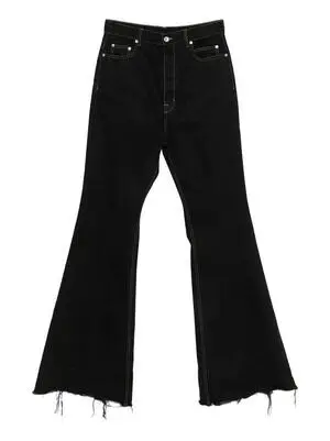 Rick Owens Denim Bootcut Jeans - Black