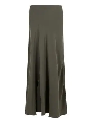 P.a.r.o.s.h P.A.R.O.S.H. 'Poker' Long Skirt In Grey Polyester Women Gray