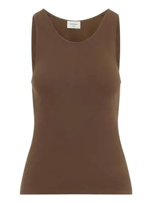 Saint Laurent Saint Laurent Cassandre Tank Top Brown