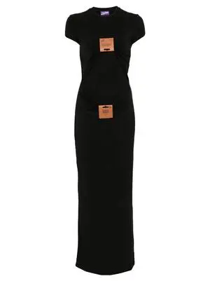 JEAN PAUL GAULTIER Crew Neck Dress - Black