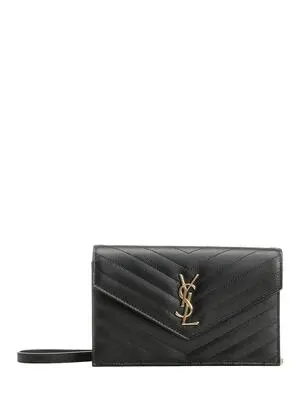 Saint Laurent Chain Wallet - Black