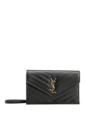 Saint Laurent Chain Wallet - Black