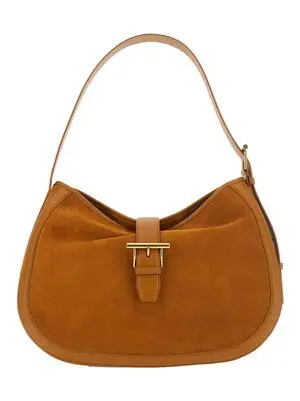 Alexander McQueen Suede Shoulder Bag - Brown