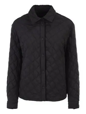 Herno Shirt-style Quilted Jacket - Black