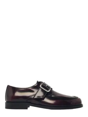 Marni Burgundy Leather Loafers - Multicolor