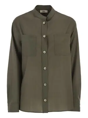 Herno Shirt With Chest Pockets - Multicolor
