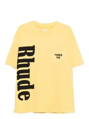 Rhude Rhude Yellow T-Shirts & Vests - T-Shirts Men Yellow