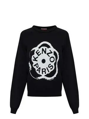 Kenzo Printed Sweater - Black