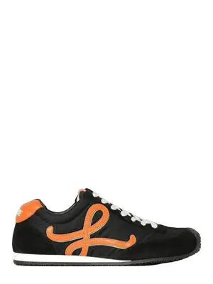 Loewe Ballet Runner 2.0 Sneakers In Nylon And Suede - Orange