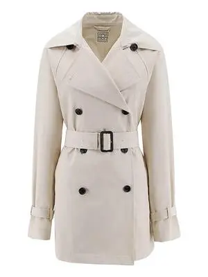 TOTEME TOTÊME Washed Cotton Trench Coat Cream