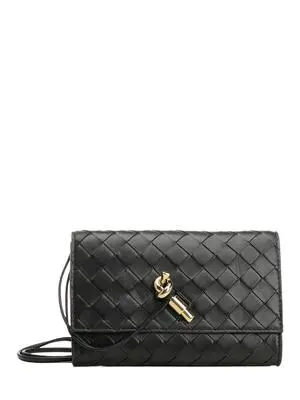 Bottega Veneta Andiamo Clutch Bag - Black