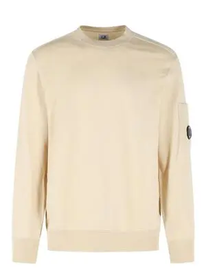 C.P. COMPANY C.P. Company Beige Cotton Sweater Men Cream
