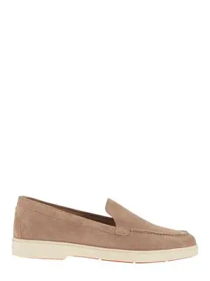 Santoni Santoni Women Yaltamoc - Suede Loafer Pink