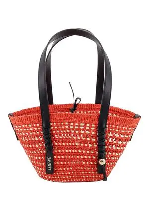 Loewe Paula's Ibiza -braid Basket Small Small Iraca Palm Leaf Shoulder Bag - Multicolor