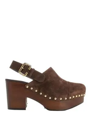 Chloé Jeannette Clogs - Brown