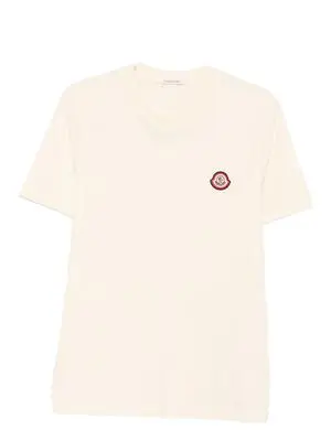 Moncler Neutrals T-shirts & Vests T-shirts - Cream