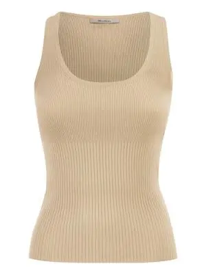 MAX MARA MAX MARA Viscose Blend Yarn Top