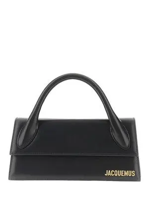 Jacquemus Le Chiquito Long' Leather Bag - Black