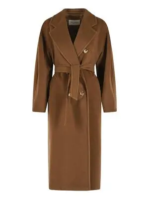 Max Mara Madame Virgin Wool And Cashmere Coat - Brown