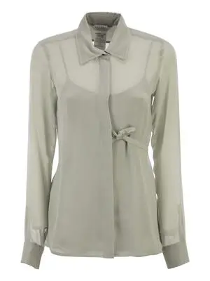 MAX MARA MAX MARA Silk Chiffon Shirt With Matching Top