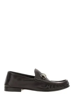 Gucci Leather Horsebit Loafers - Multicolor