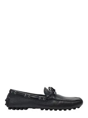 Prada Calfskin Leather Loafers - Black