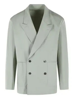 Dries Van Noten Caplans' Cotton Blazer - Green