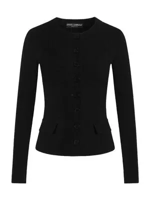 Dolce & Gabbana Jackets Fitted Jackets - Black