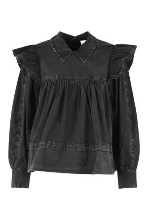 GANNI GANNI Organic Cotton Blouse
