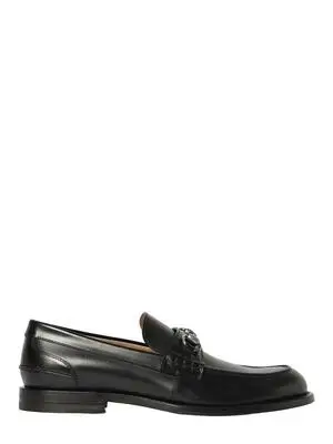 Gucci Leather Horsebit Loafers - Black