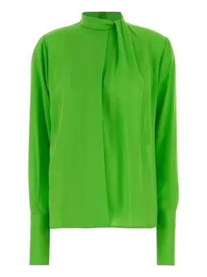 TOM FORD Fluo Georgette Blouse - Green