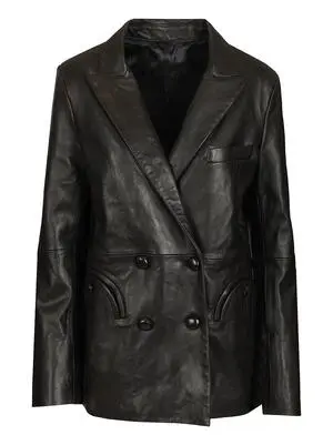 BLAZÉ MILANO Vegas Baby Double-breasted Blazer - Black