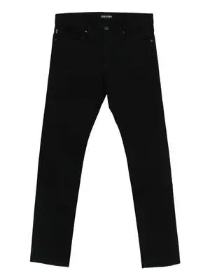 TOM FORD Jeans With Logo Patch - Black